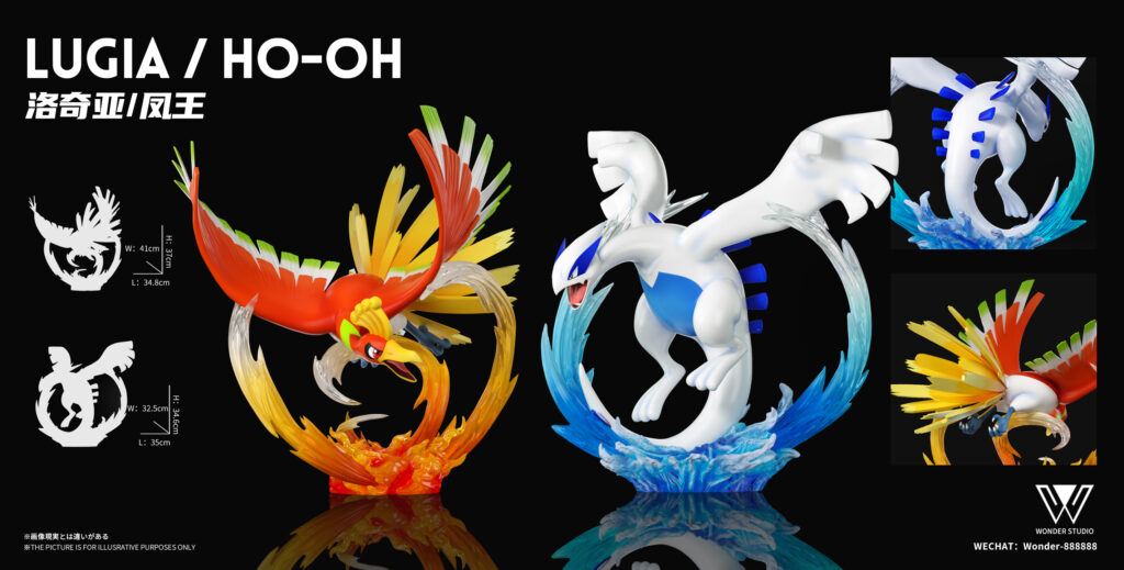 [Pre-Order] 1/20 Scale World Figure [Wonder] -Ho-Oh & Lugia - Pokemon ...