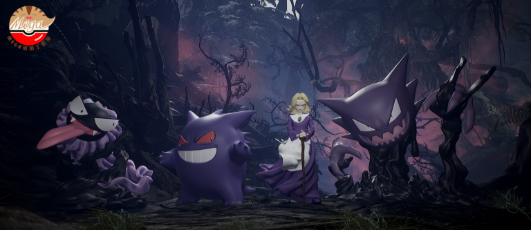 [Pre-Order] 1/20 Scale World Figure [Mega] – Gengar & Haunter & Gastly ...
