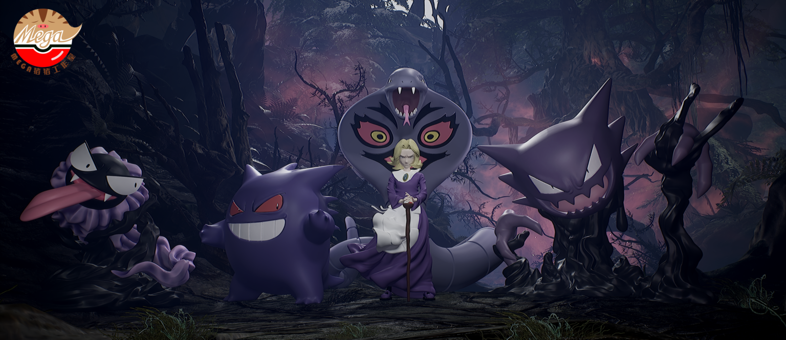 [Pre-Order] 1/20 Scale World Figure [Mega] – Gengar & Haunter & Gastly ...